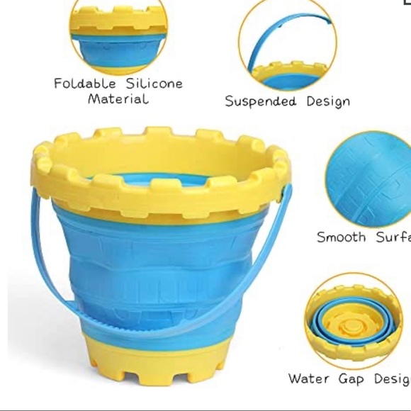 Amarlozn | Toys | Silicone Beach Collapsable Pail | Poshmark